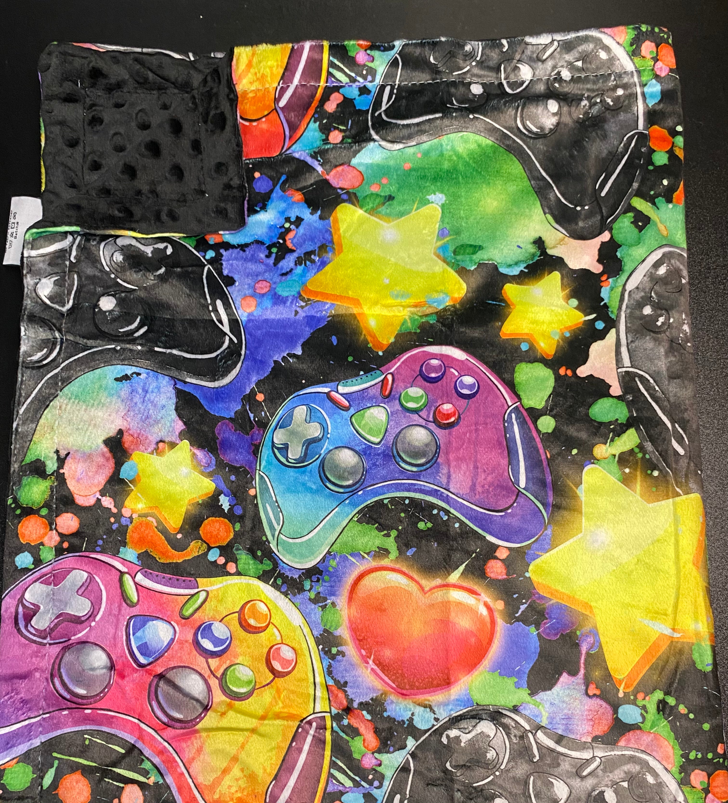 Minky Blanket “Gamer”-In Stock – Sweet Cheeks Diaper