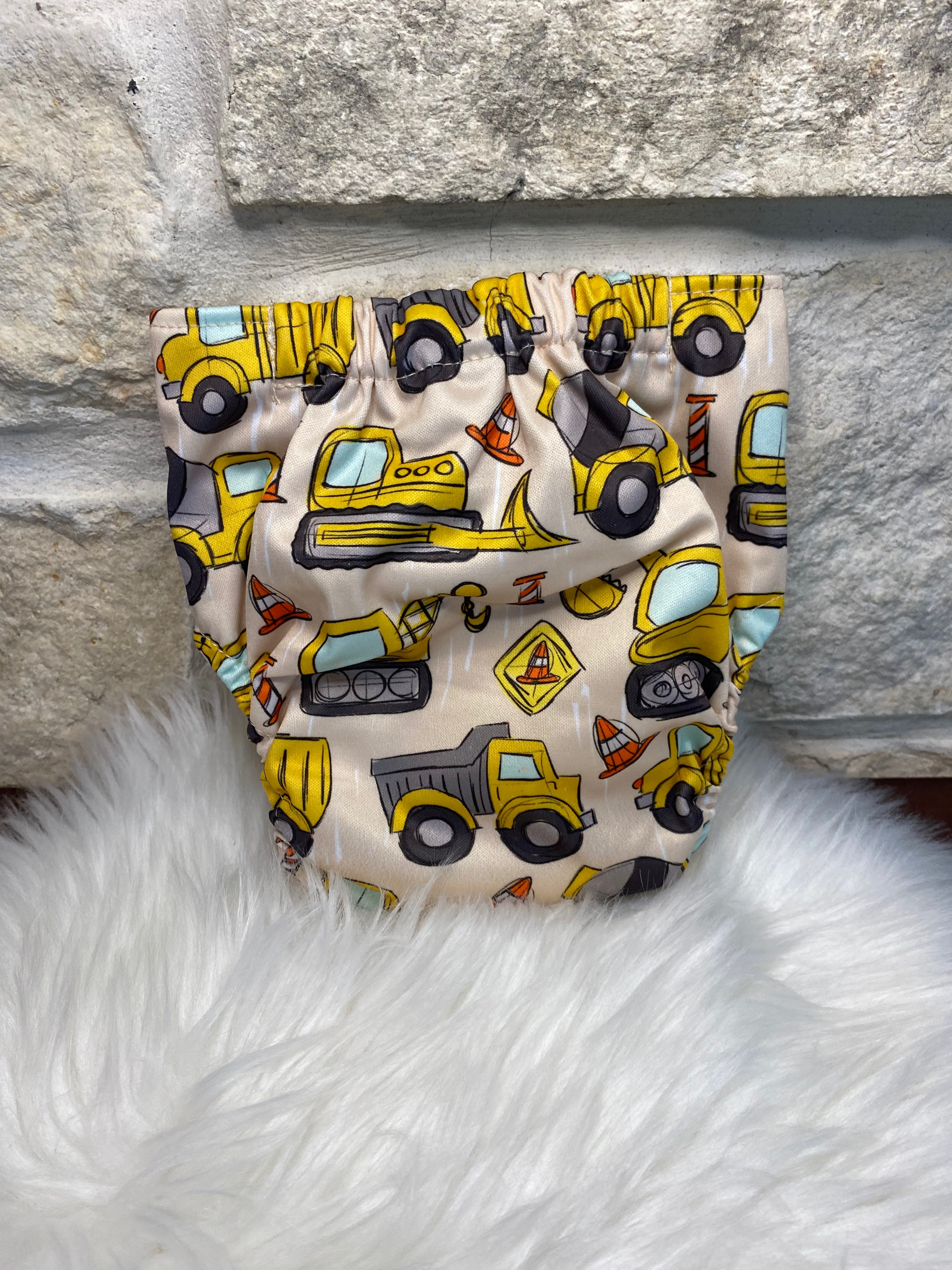 Cover "Sketchy Construction"-In Stock – Sweet Cheeks Diaper