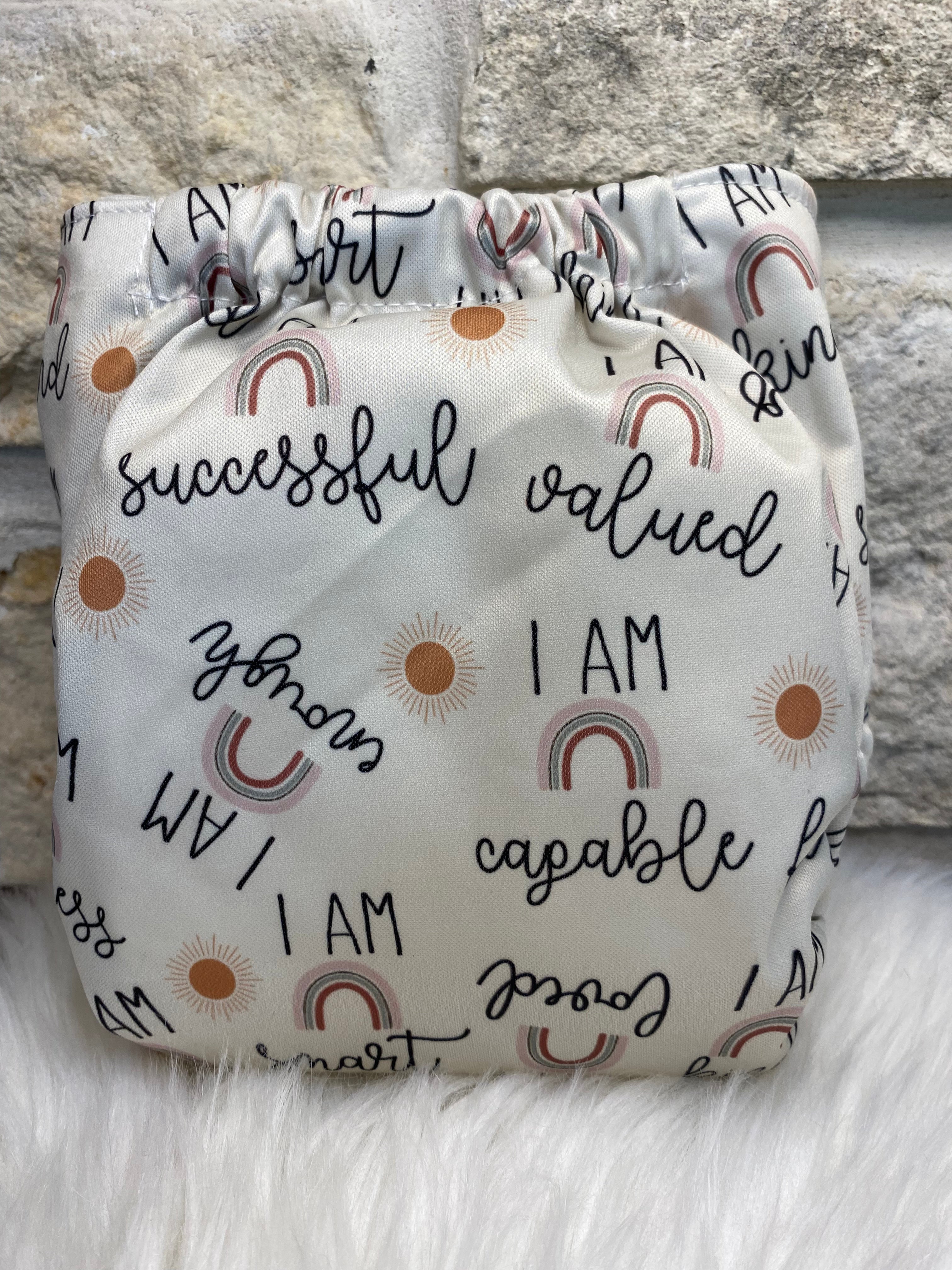 Cover "Affirmations"-In Stock – Sweet Cheeks Diaper