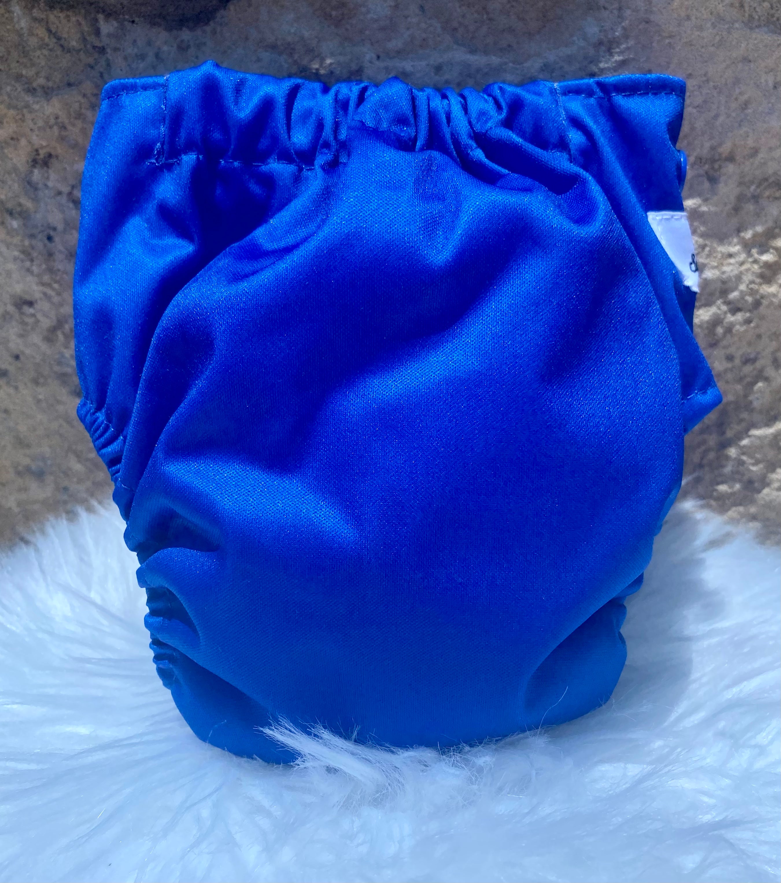 AIO Newborn "Solid Blue"-In Stock – Sweet Cheeks Diaper