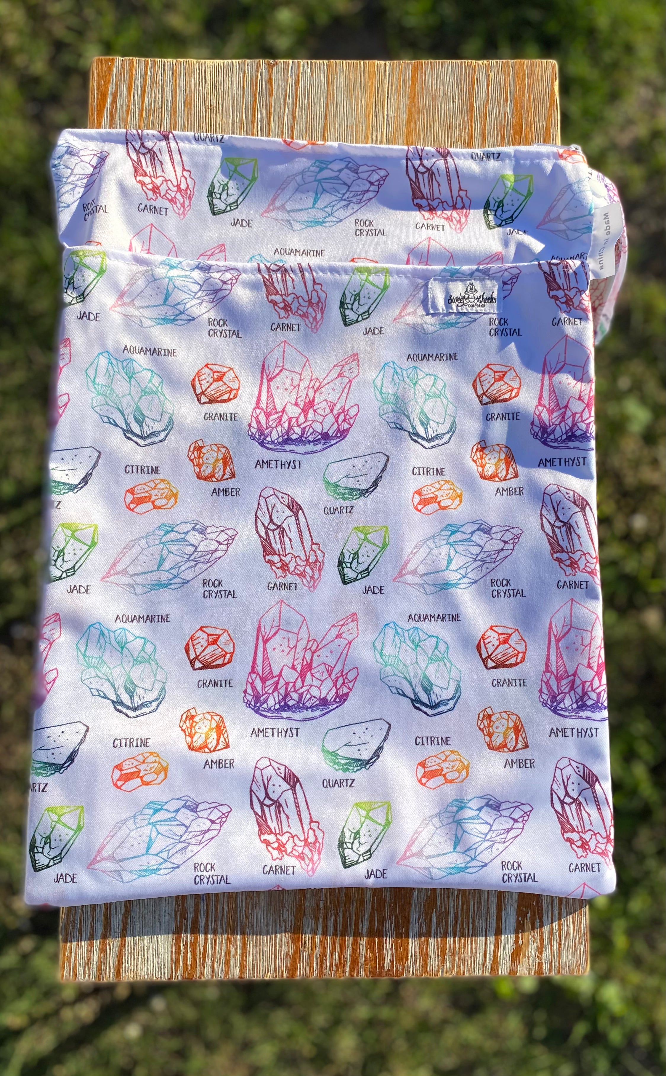 Wet Bag "Crystals" -In Stock – Sweet Cheeks Diaper