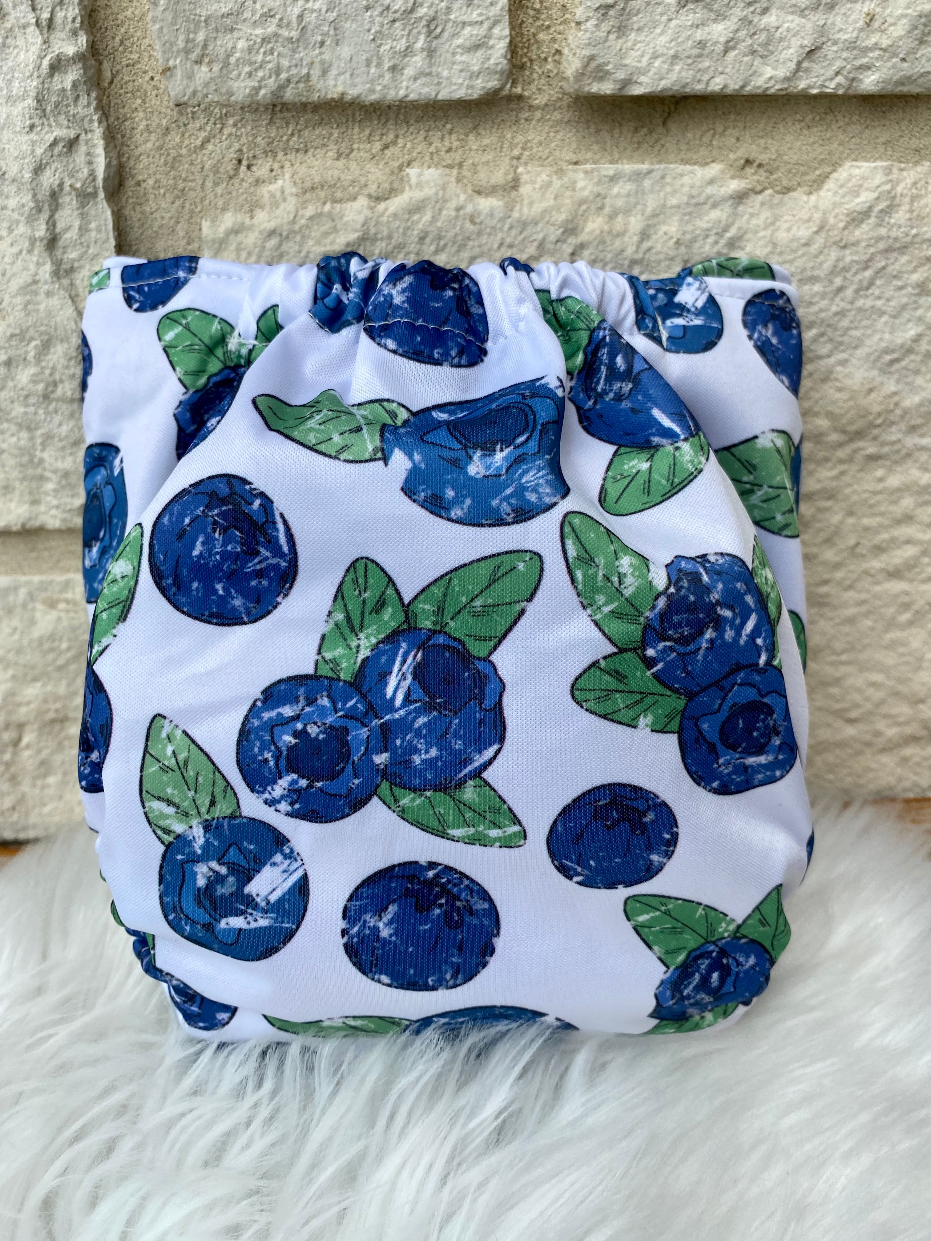 One Size Pocket "Blueberries"-In Stock – Sweet Cheeks Diaper