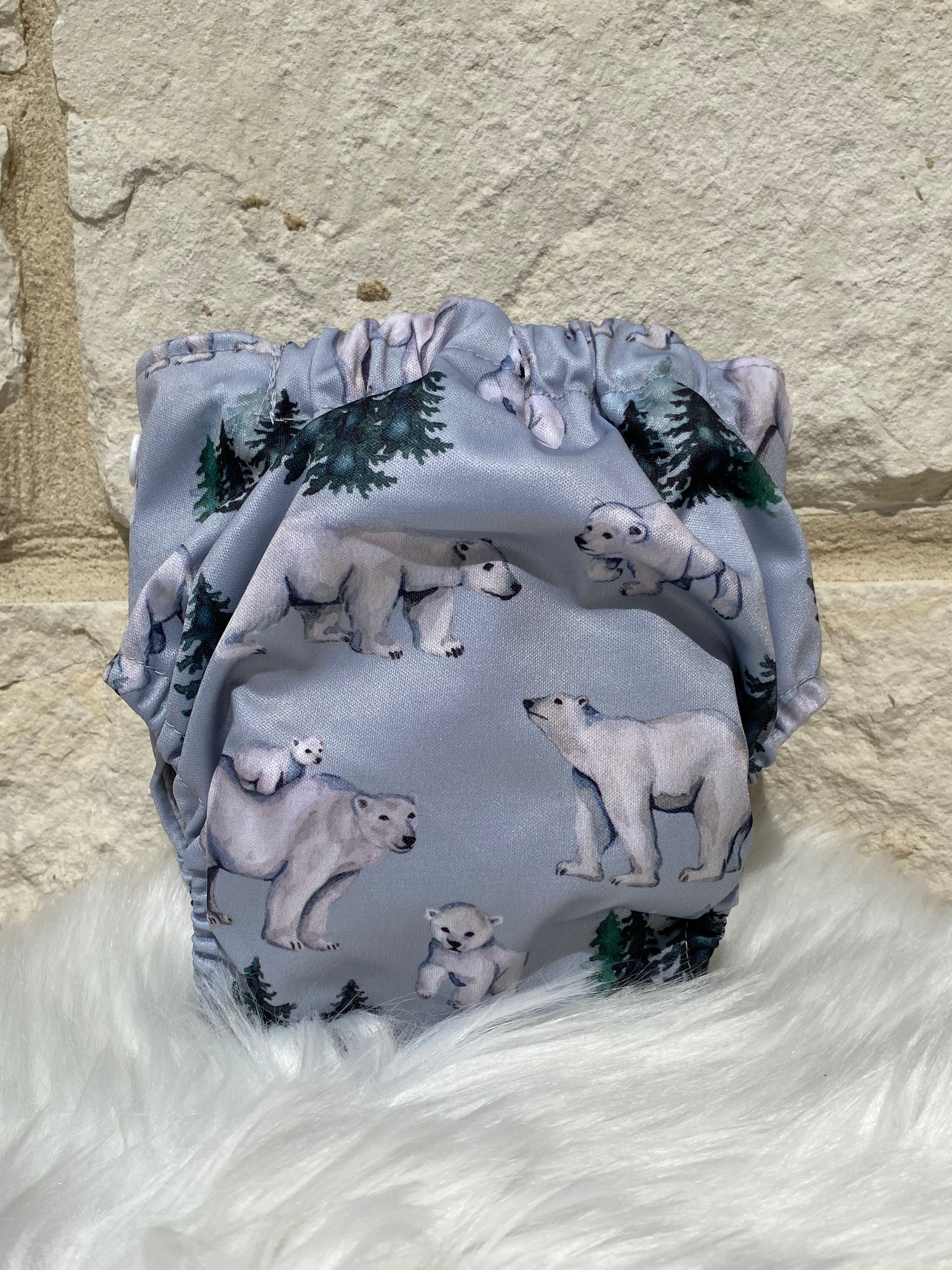 AIO Newborn "Polar Bears"-In Stock – Sweet Cheeks Diaper
