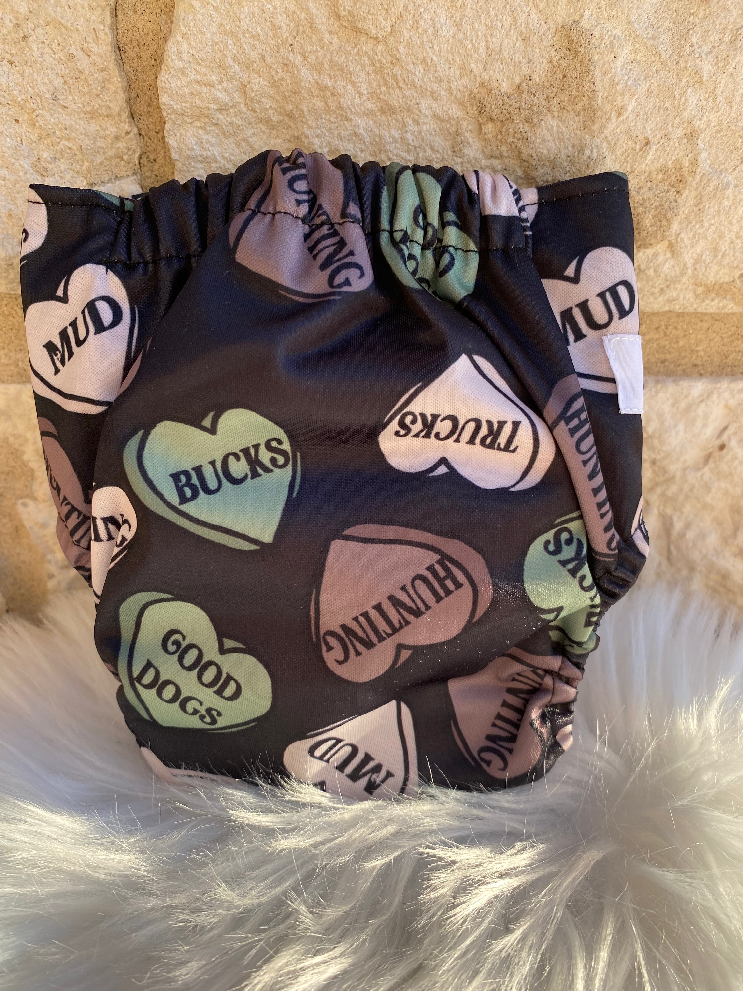 AIO Newborn "Conversation Hearts"-In Stock – Sweet Cheeks Diaper