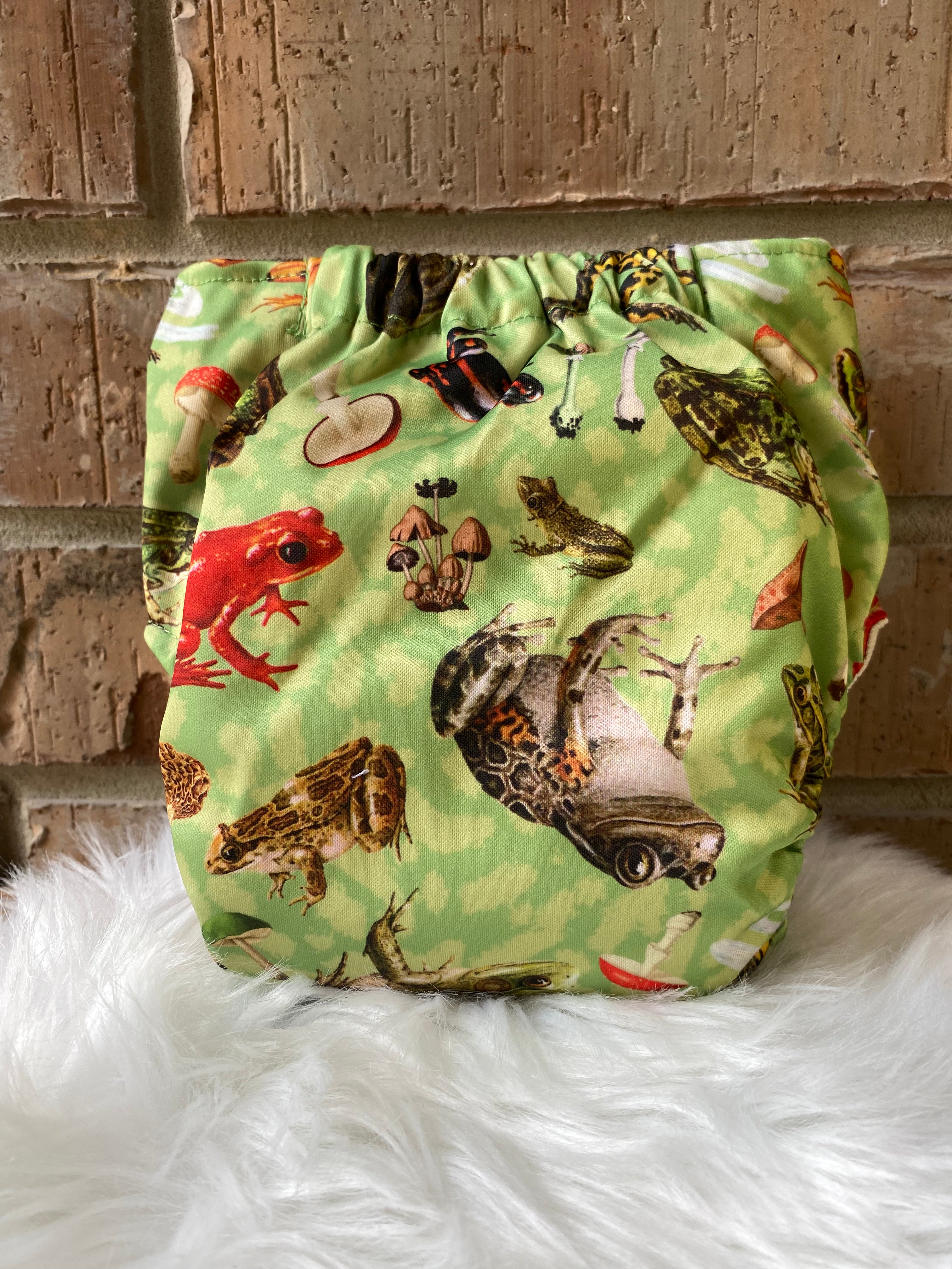 One Size Pock "Frogs"-In Stock – Sweet Cheeks Diaper